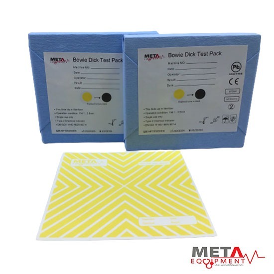 Bowie Dick Test Pack Paper | บริษัท เมทต้า อีควิปเมนท์ จำกัด